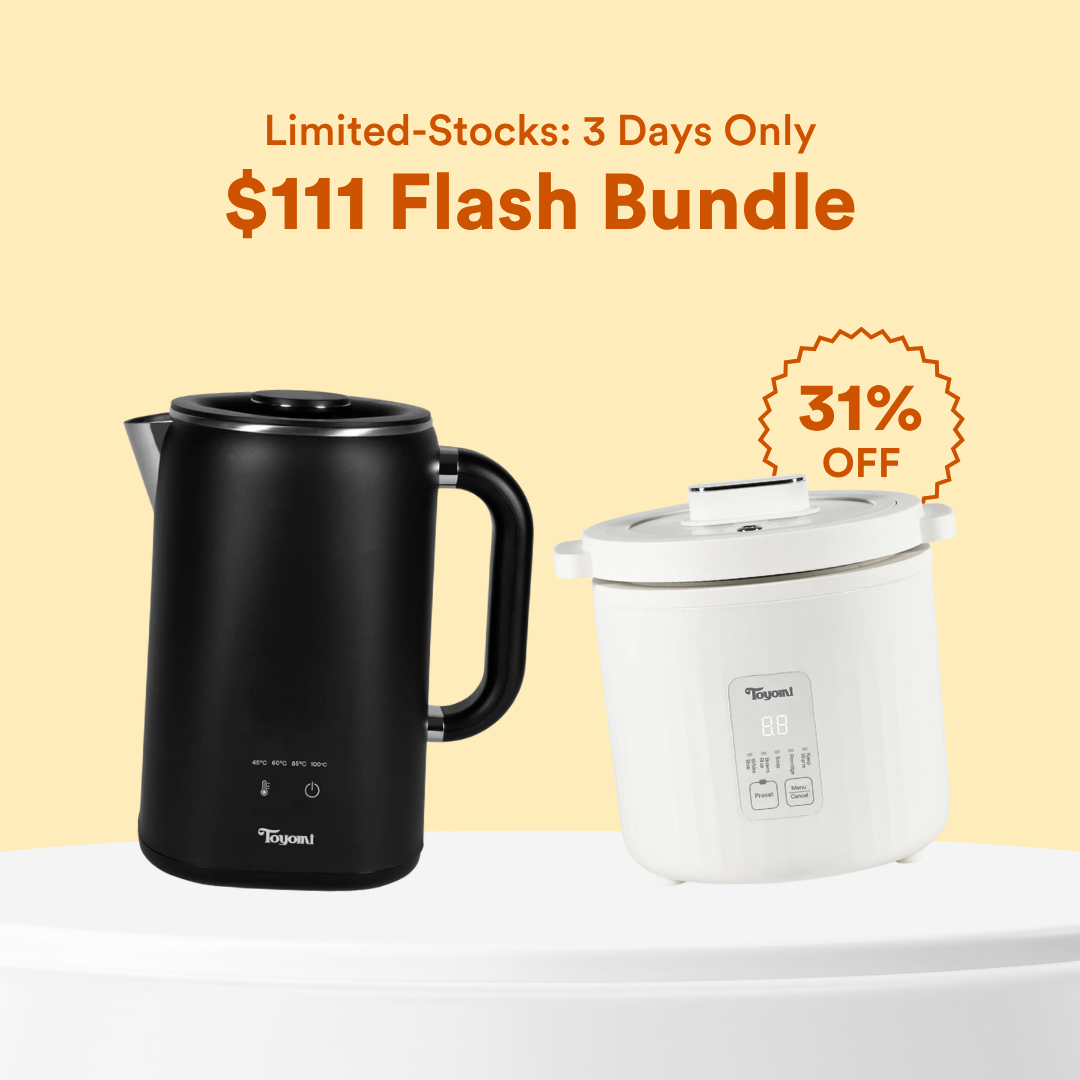 [11.11 Sale] TOYOMI 1.0L Mini Ceramic Slow Cooker/Rice Cooker SC 990 + TOYOMI 1.7L Classic ...