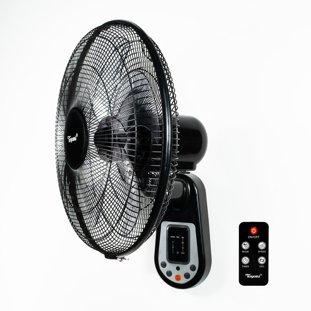 Wall Fan With Remote 8" Oscillating Wall Fan With Remote Control,