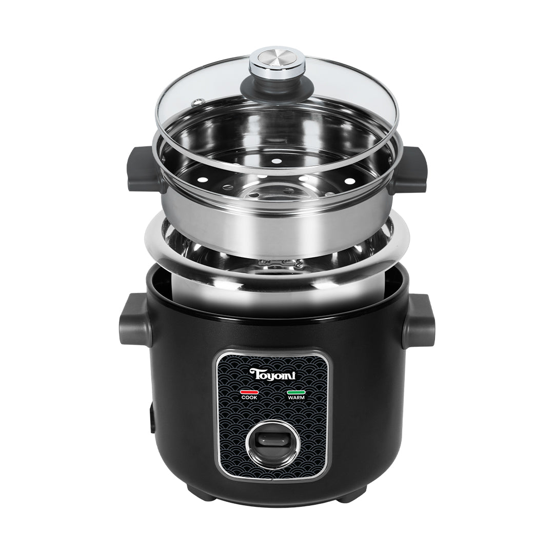 [NEW] Toyomi 1.0L Electric Rice Cooker & Steamer RC 3310SS– TOYOMI