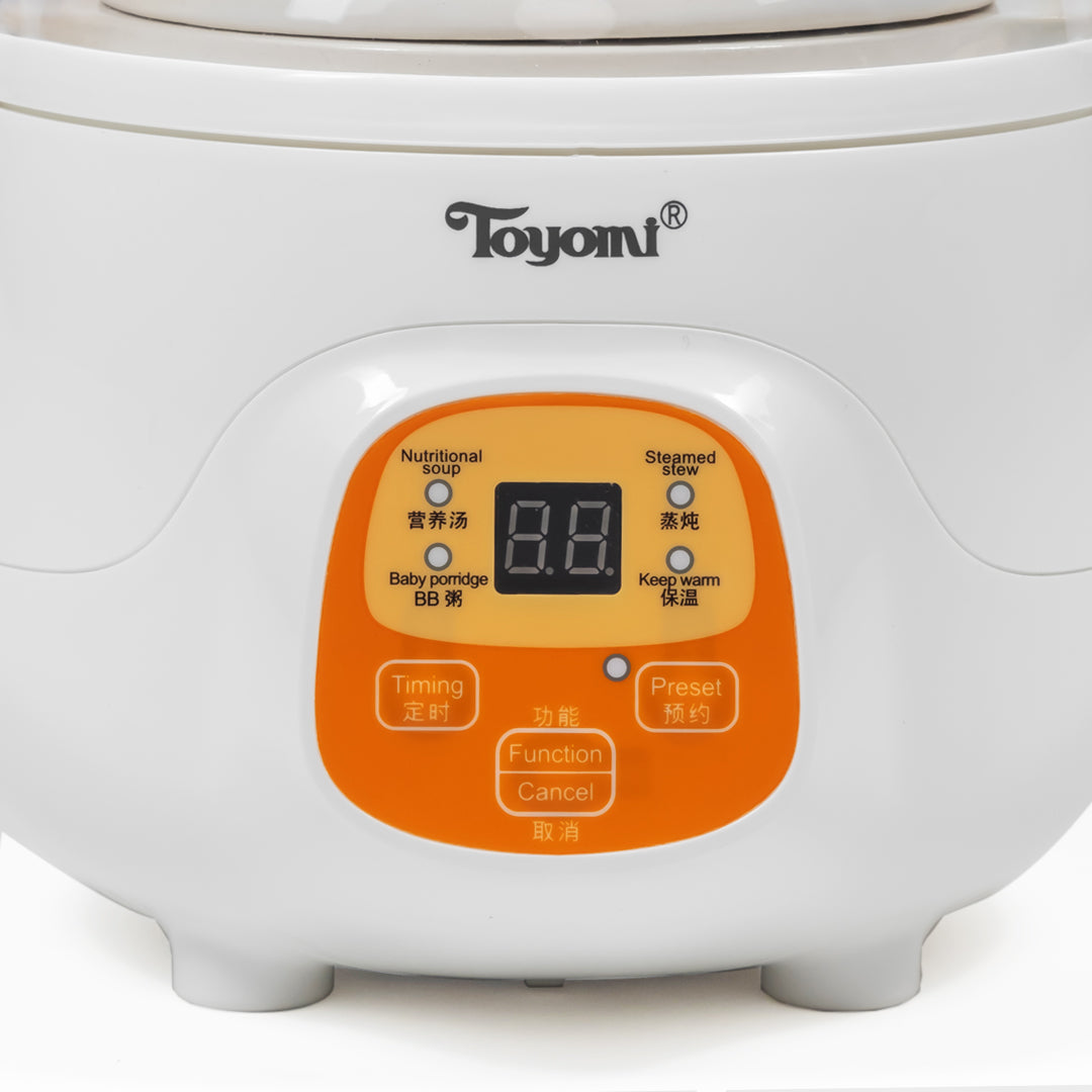 TOYOMI 0.7L Mini Double Boiler Stew Cooker SC 707 | TOYOMI