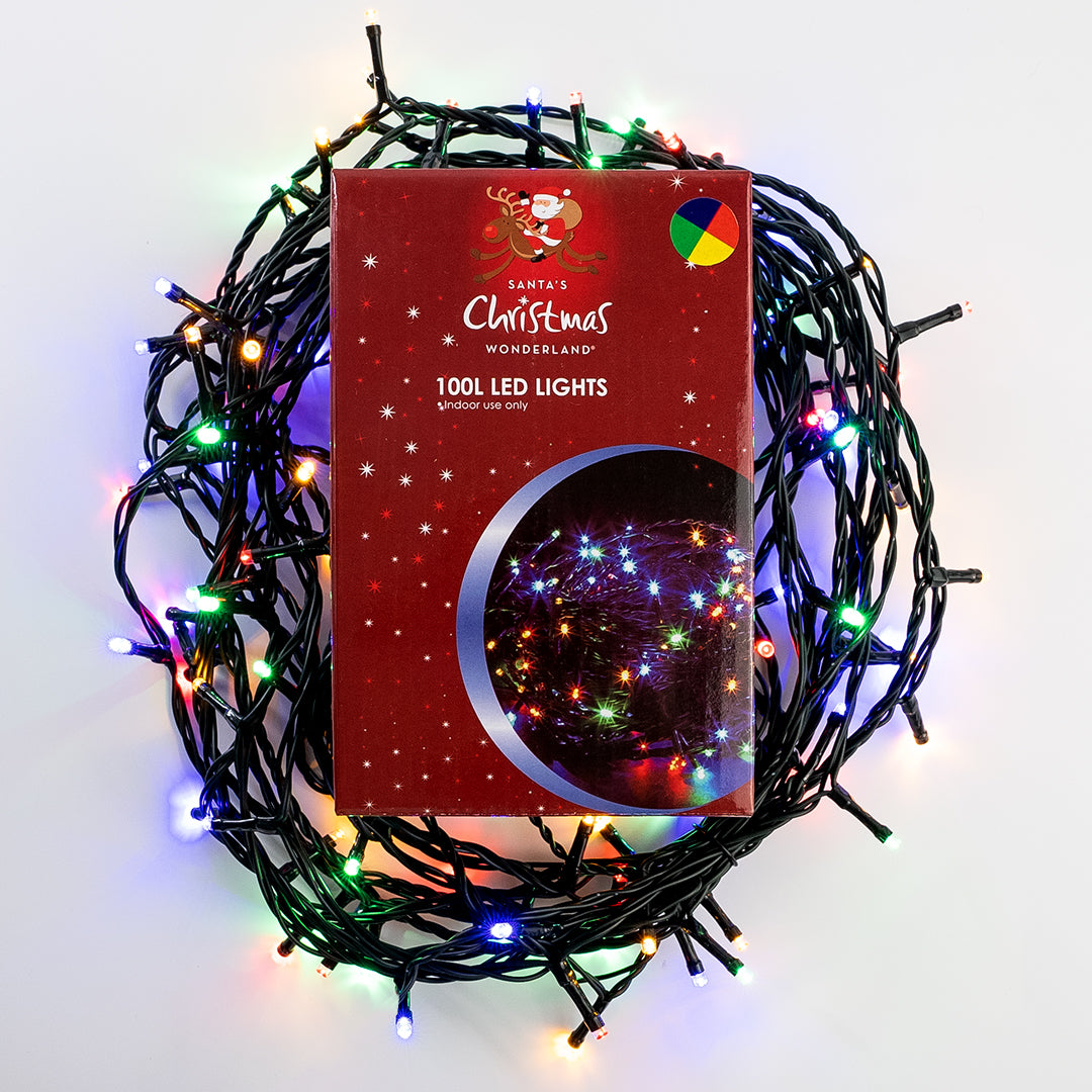 NET LED Green Wire Chasing Lights - 100 Lights | TOYOMI