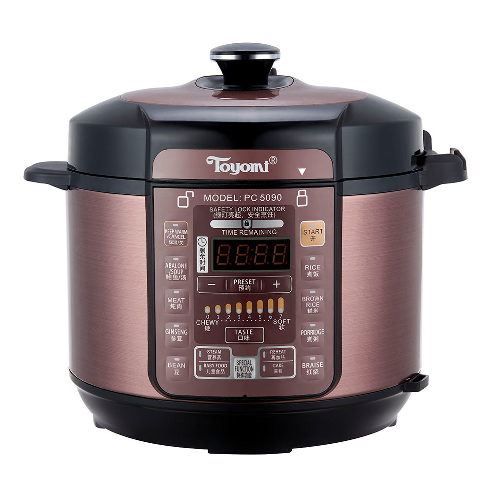 TOYOMI 5.0L Micro-com Pressure & Rice Cooker with Duo Pot PC 5090 | TOYOMI